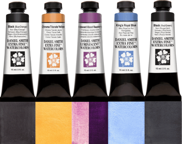 Five New Daniel Smith Extra Fine Watercolour Colours for 2022