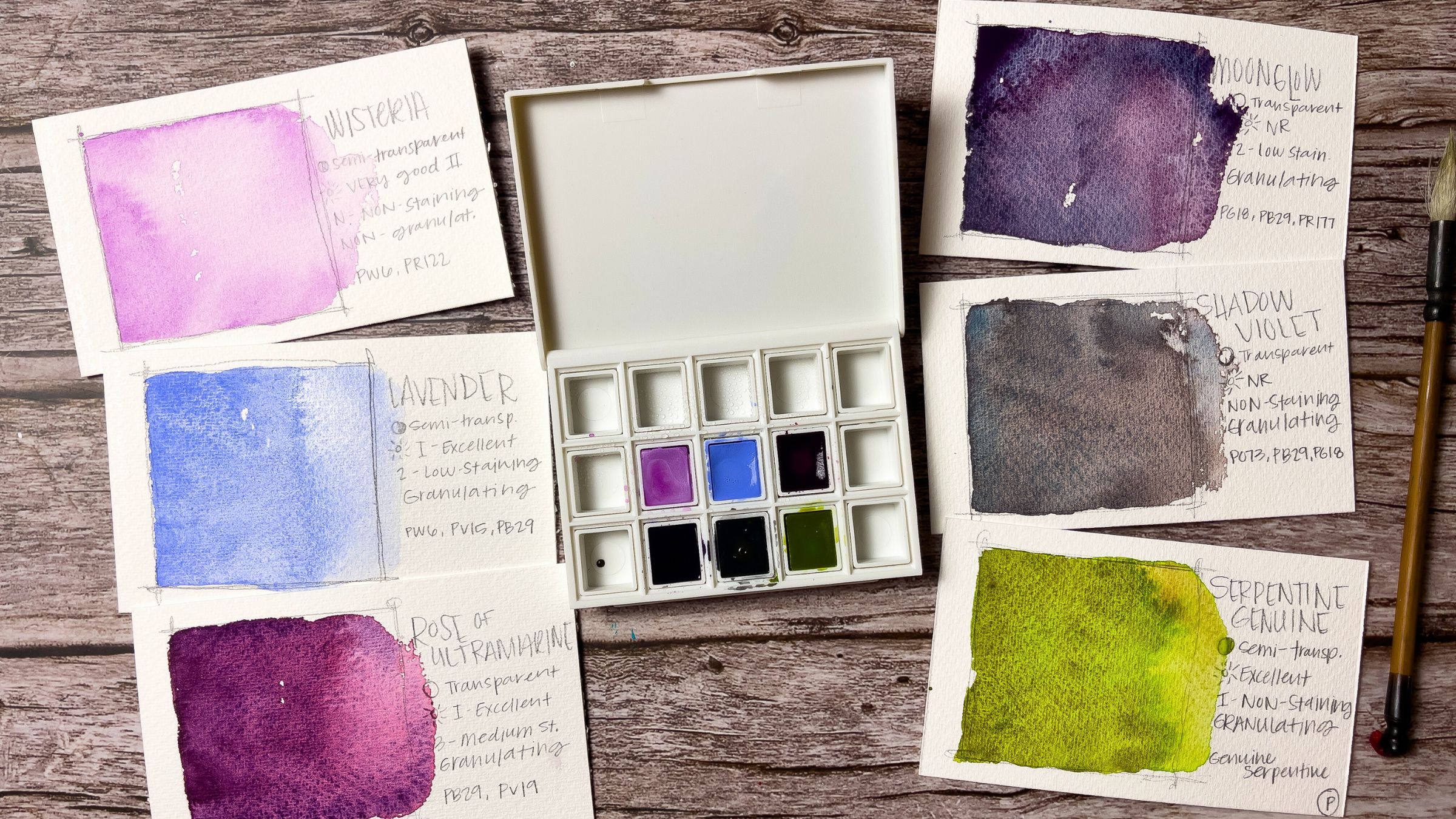 Magic and Intrigue! DANIEL SMITH Colors of Inspiration – Half Pan Set ...